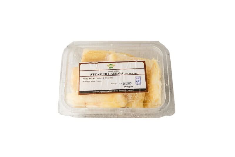 Homemade Steamed Cassava ( Muhogo)- 500g